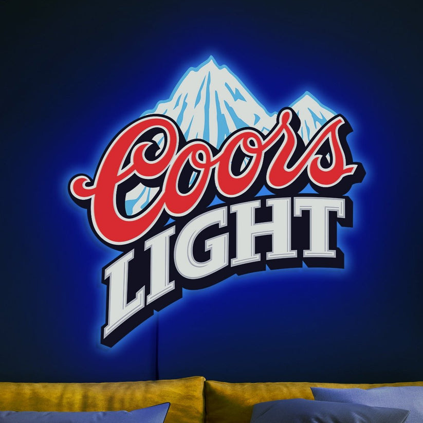 Coors Light Neon Sign - Beer Neon Sign | NeonOpenX – Neon Open