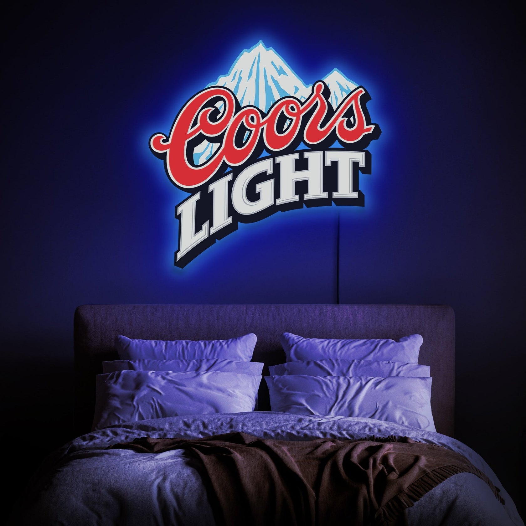 Coors Light Neon Sign - Beer Neon Sign | NeonOpenX – Neon Open