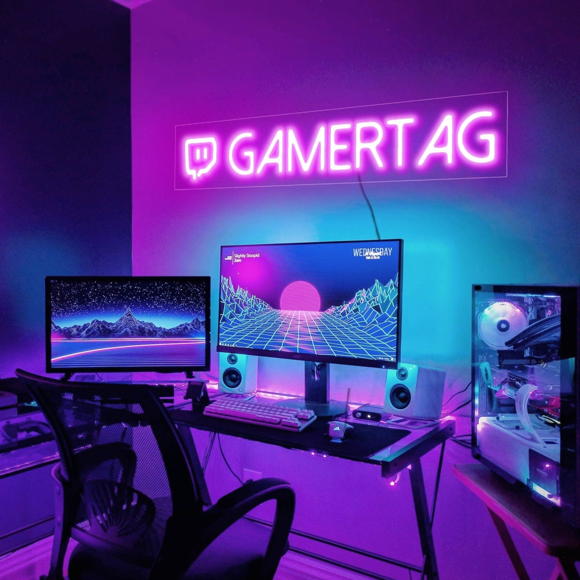 Personalized username neon sign,Custom gamer tag sign,Custom username ...